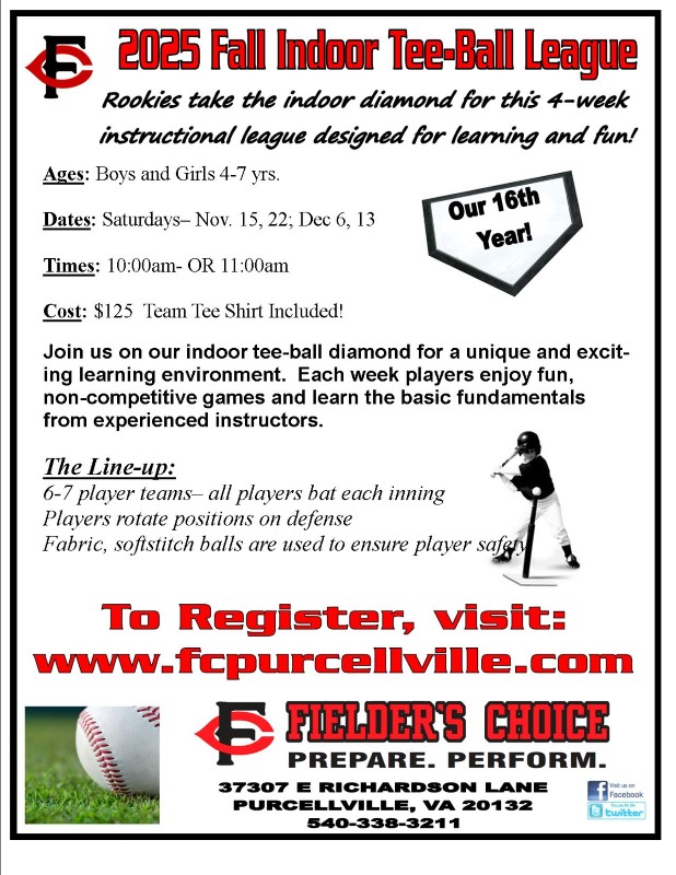 Join us for the FC Tee Ball League!